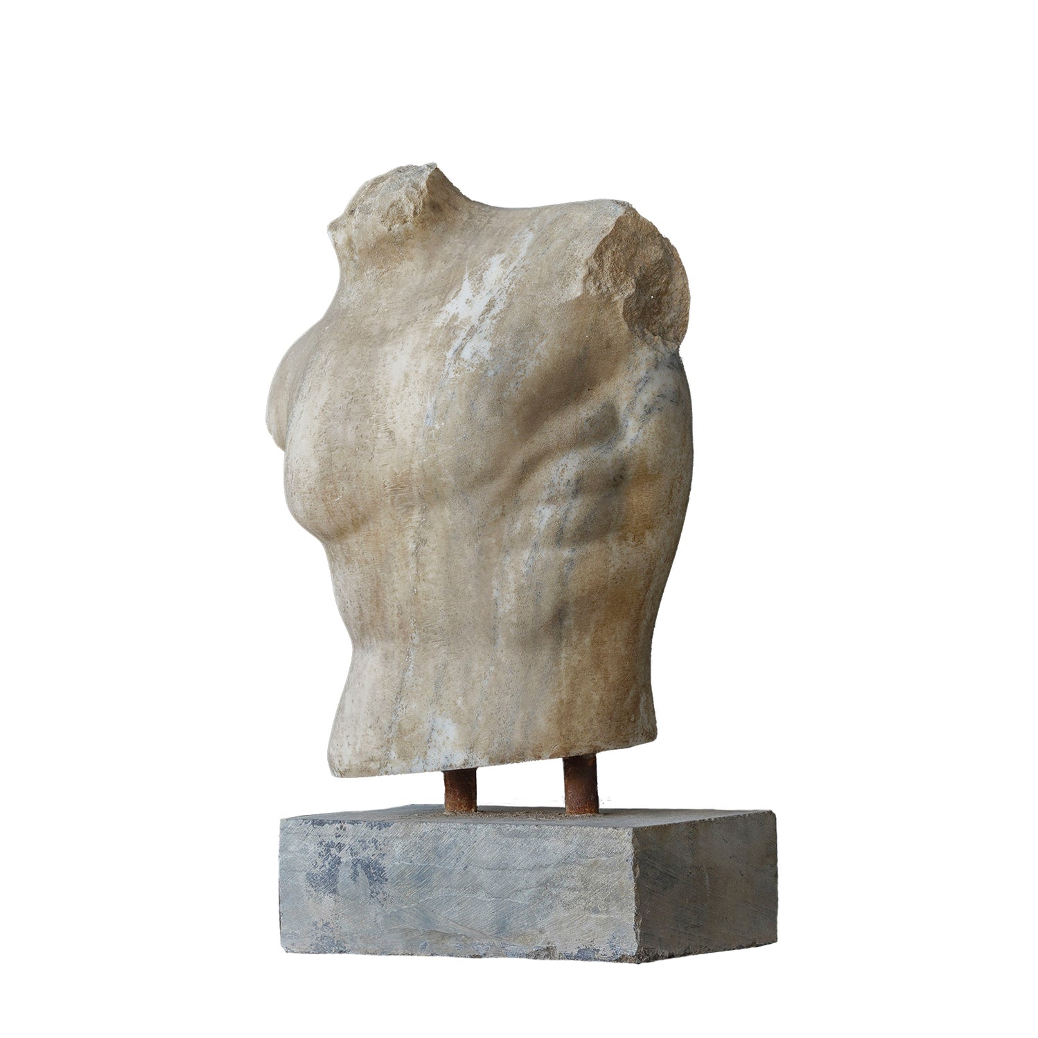 Carved Marble Torso — Blue Ocean Traders